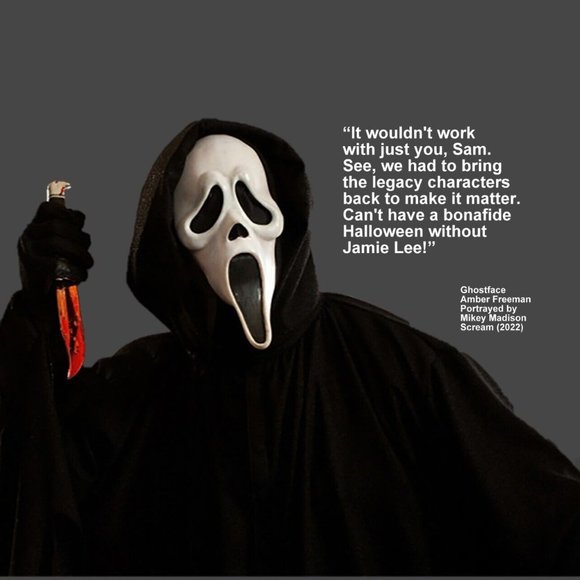Wall Decor | Screams Ghostface It Wouldnt Work With Just You Quote ...